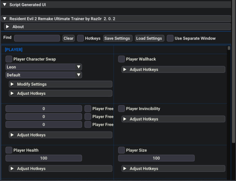 【PC版RE:2】Mod「Ultimate Trainer for Resident Evil 2 Remake」の使用方法 | PCGAME的関係