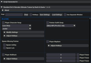 【PC版RE:4】Mod「Resident Evil 4 Remake Ultimate Trainer」の使用方法 | PCGAME的関係